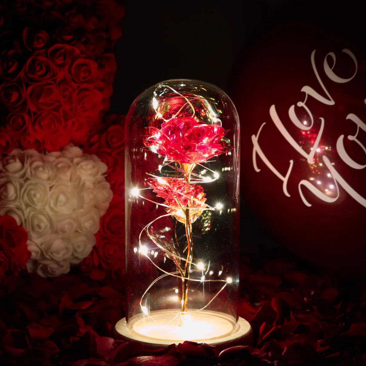 Eternal Rose Glass