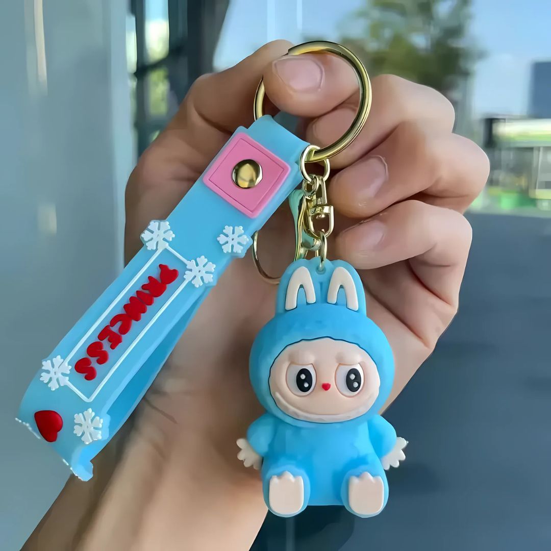 Labubu Princess Perch 3D Keychain